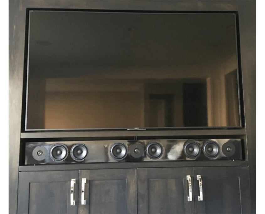 Reference grade sound for large format displays.