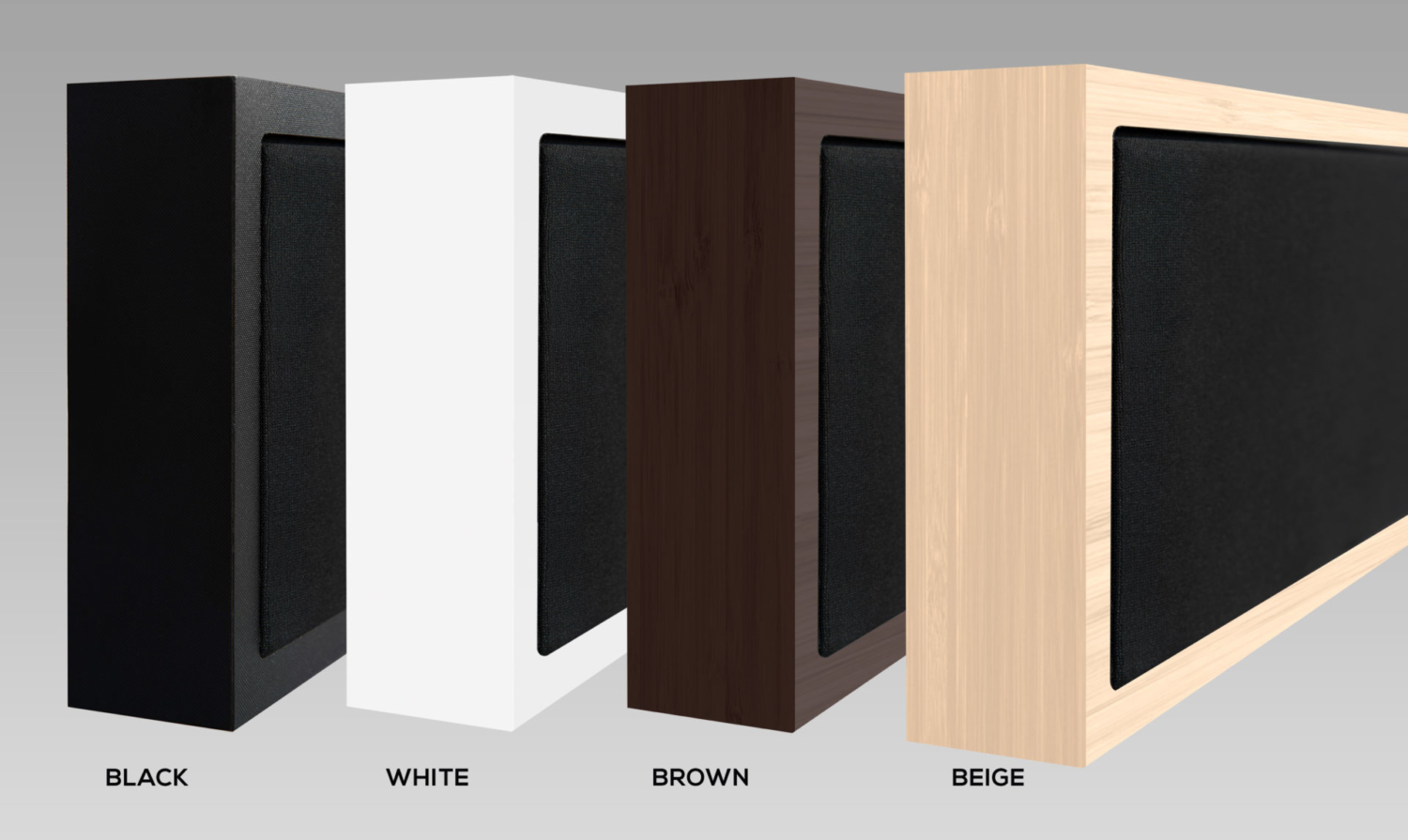 Choose from Black, White, Walnut/Brown, and Beige frame options, as ...